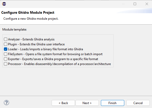Writing a Ghidra Loader - Classic ECU
